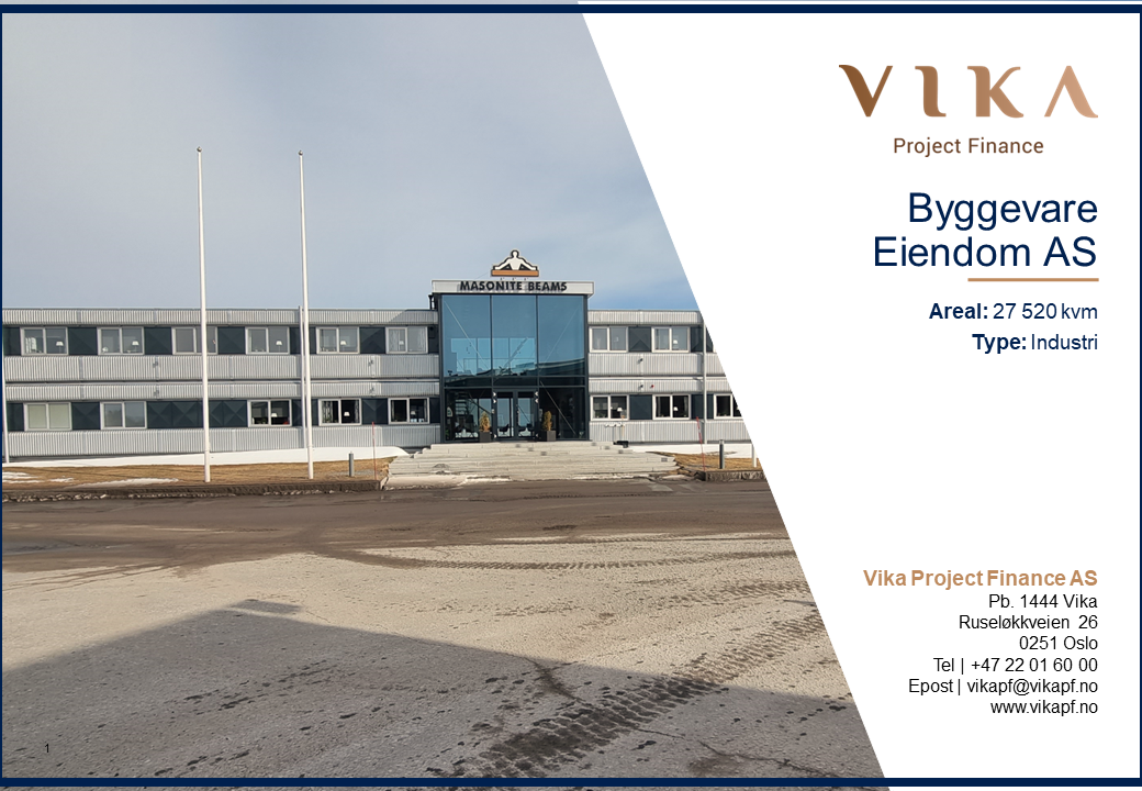 Byggevare Eiendom AS - ABG Project Finance